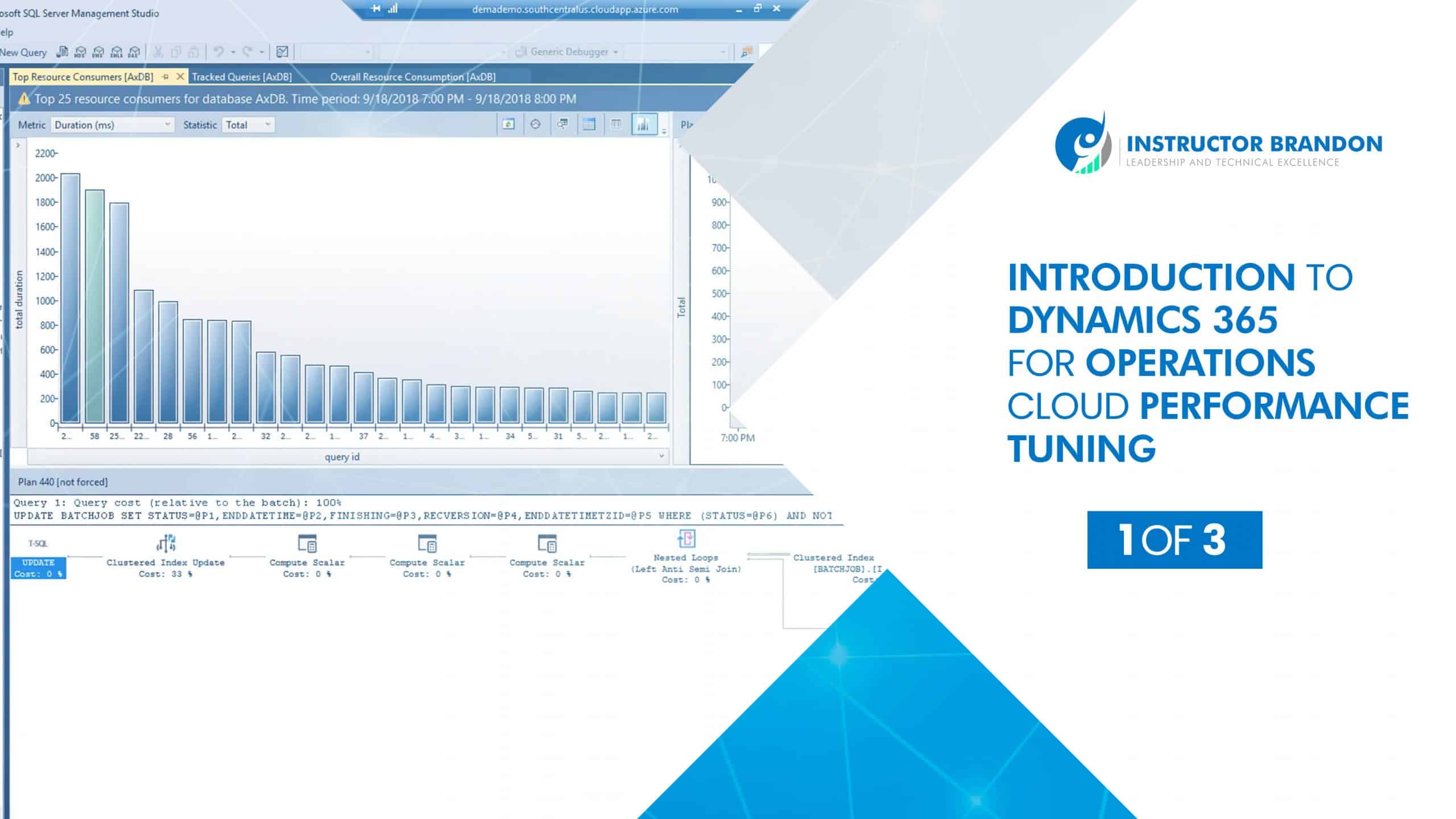 Introduction To Dynamics 365 For Operations Cloud Performance Tuning 1 Of 3 Instructor Brandon