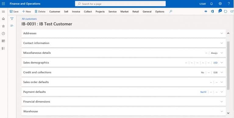Customer Creation - Dynamics 365 F&S Techno-functional Walkthrough