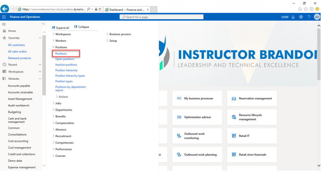 D365 Position Creation Process Techno-functional F&S Part 14