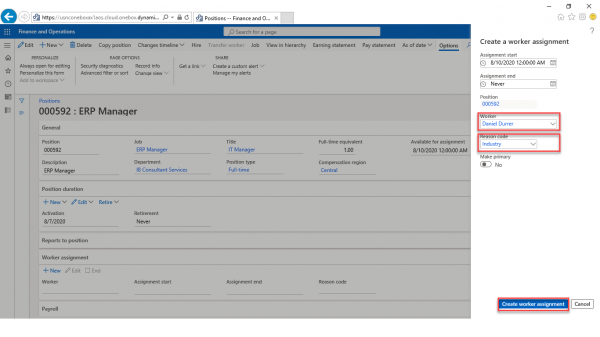 D365 Position Creation Process Techno-functional F&S Part 14