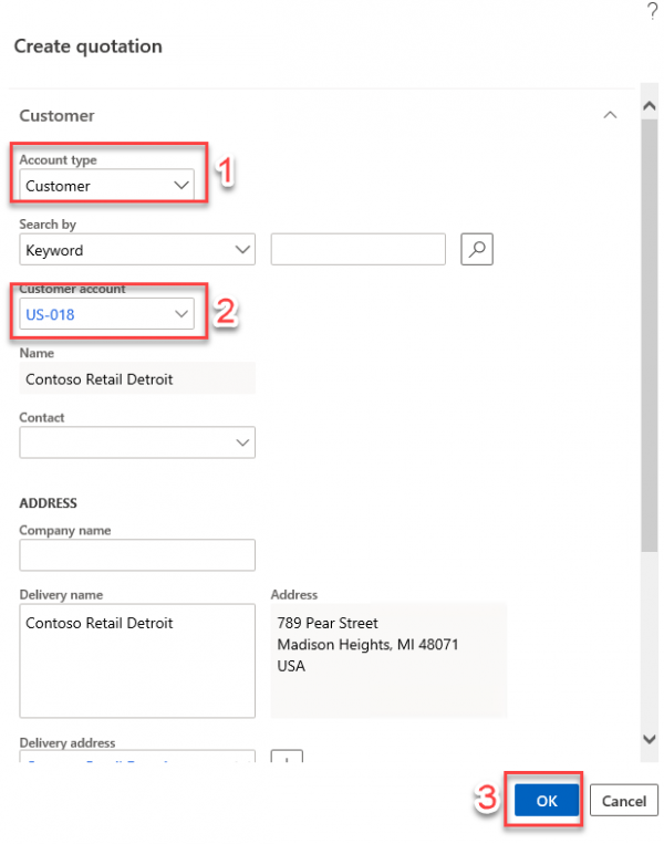 Create Sales Quotation in Dynamics 365 Data Model Tutorial 16