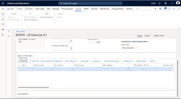 Inventory Reservation Process in Microsoft Dynamics 365
