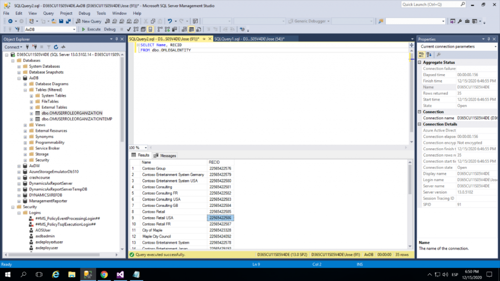 Remove a Legal Entity in Microsoft Dynamics 365 - Instructor Brandon ...