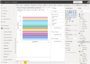 Power BI Data Visualization Practices Part 2 of 15: Stacked Area Charts