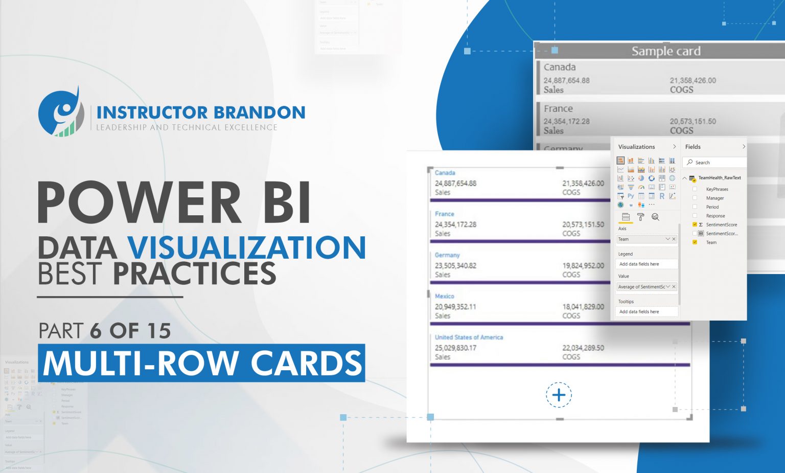 Power BI Best Practices Part 6: Multi-Row Cards