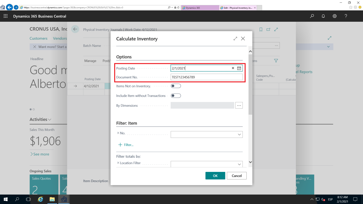 Understanding Inventory Journals in MS Dynamics 365 F&S