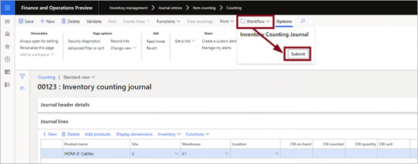 How to use D365 Inventory Journals to improve Supply Chain?