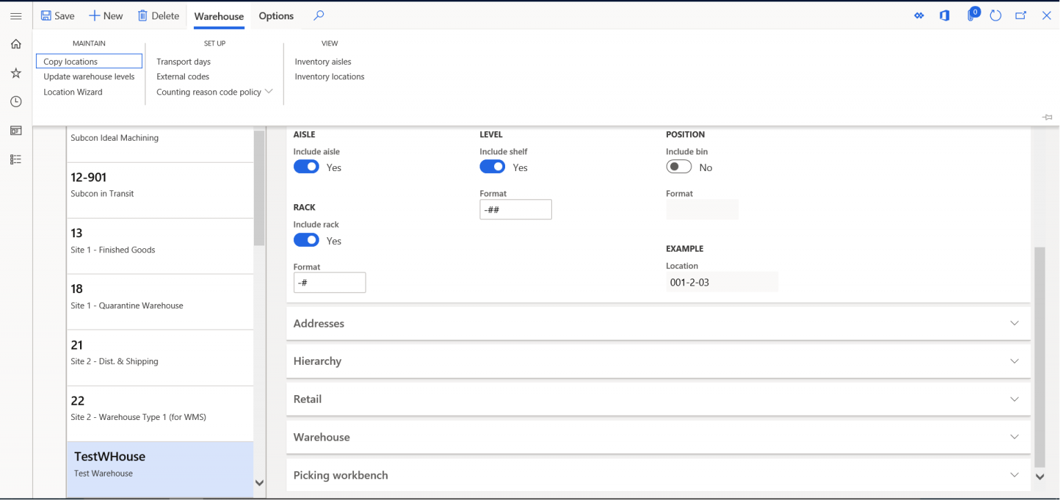 How to Create a New Warehouse Layout with MS Dynamics 365