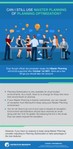 Master Planning and D365 Planning Optimization: What to do?