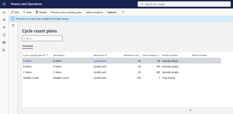 Explaining Inventory Counting Report in MS Dynamics 365