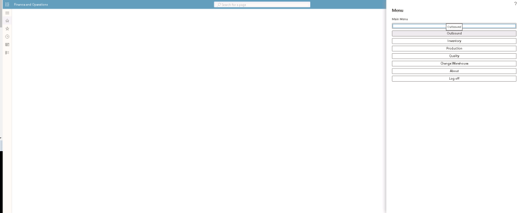 Mobile Devices in D365 SC for Warehouse Outbound Shipment