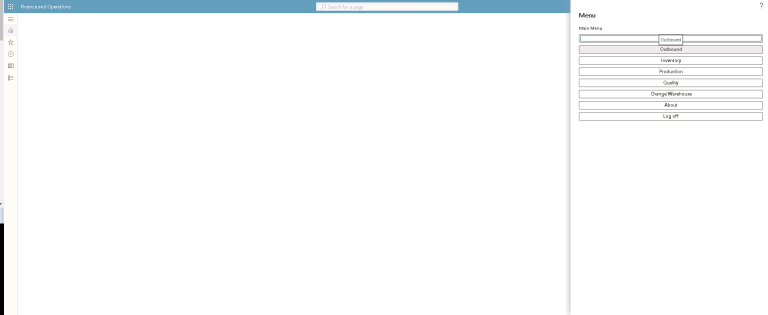Mobile Devices in D365 SC for Warehouse Outbound Shipment