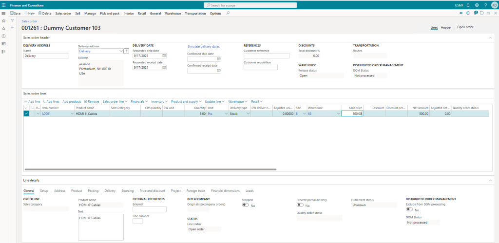 Product Distribution with Transportation Management System