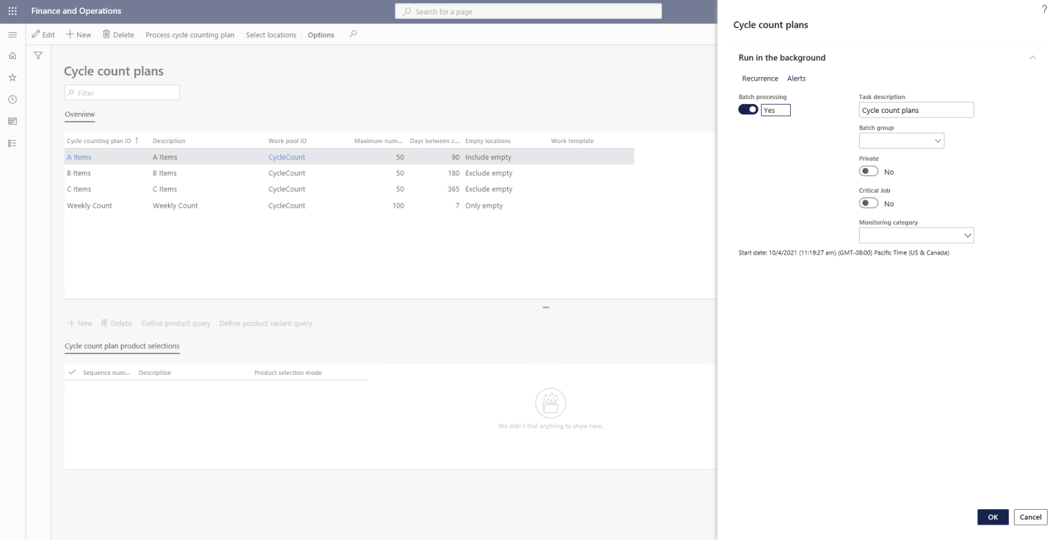 Explaining Inventory Counting Report in MS Dynamics 365