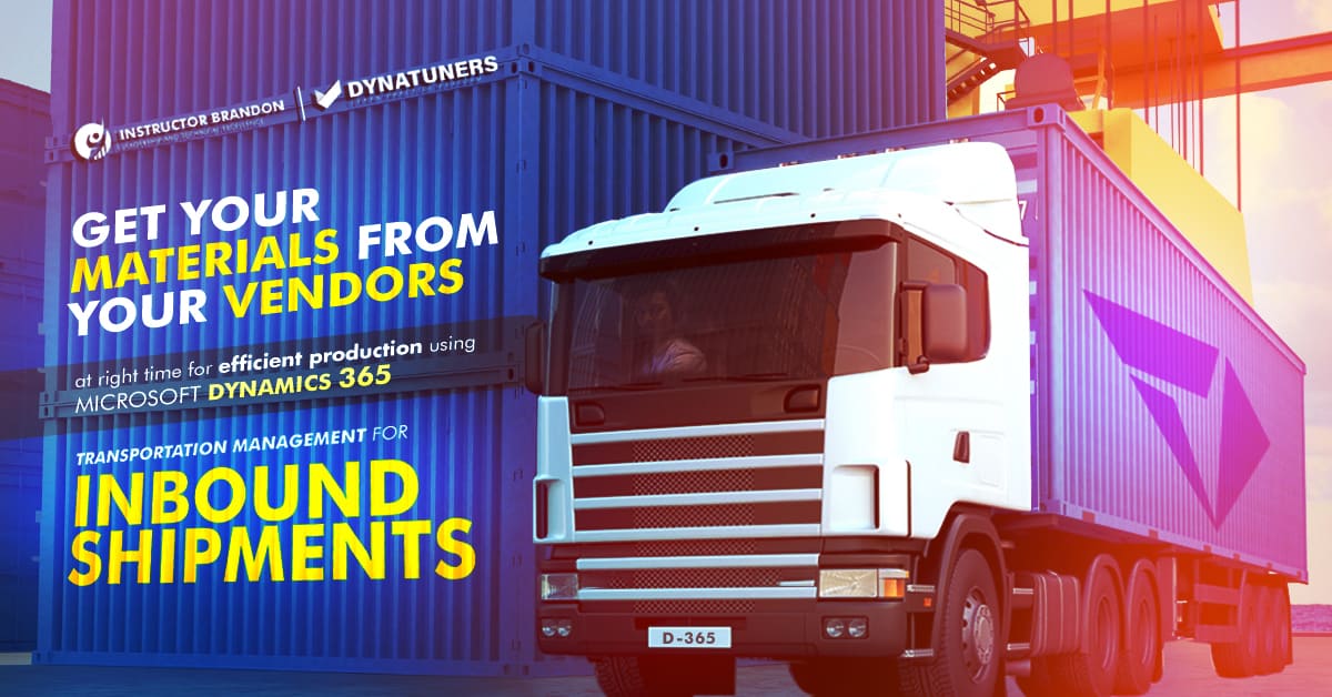 Get Materials from Vendors by Transportation Management