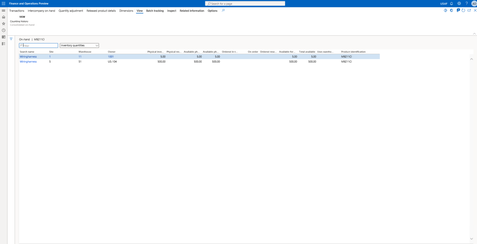 Consignment Inventory: Create Consignment Replenishment Order