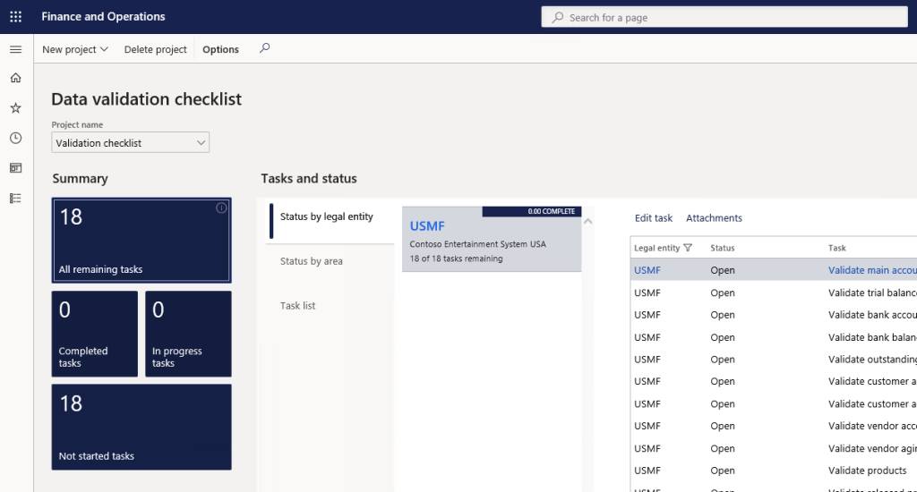 Automate Data Validation Checklist To Track Tasks Status
