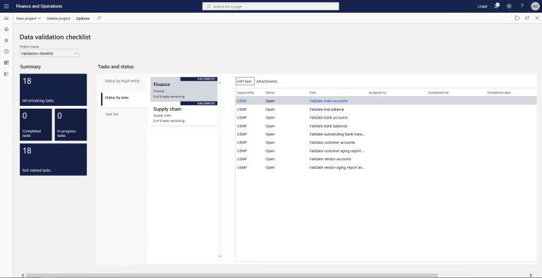 Automate Data Validation Checklist to Track Tasks Status
