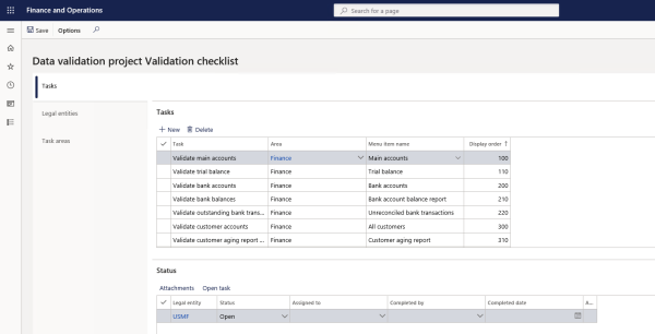 Automate Data Validation Checklist to Track Tasks Status