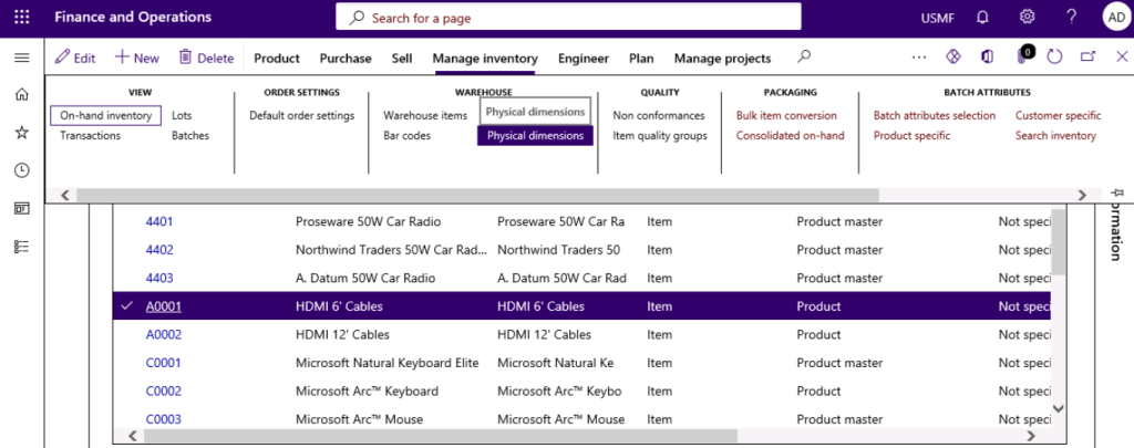 Inventory Management with Direct Deliveries in Dynamics 365