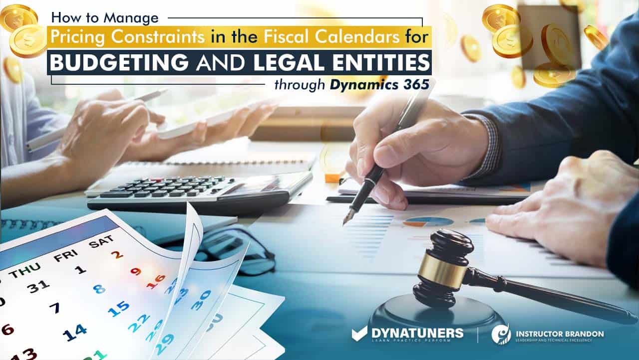 Manage Pricing Constraints in Fiscal Calendars for Budgeting