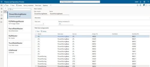 Find Shipment Rates with D365 Transportation Management