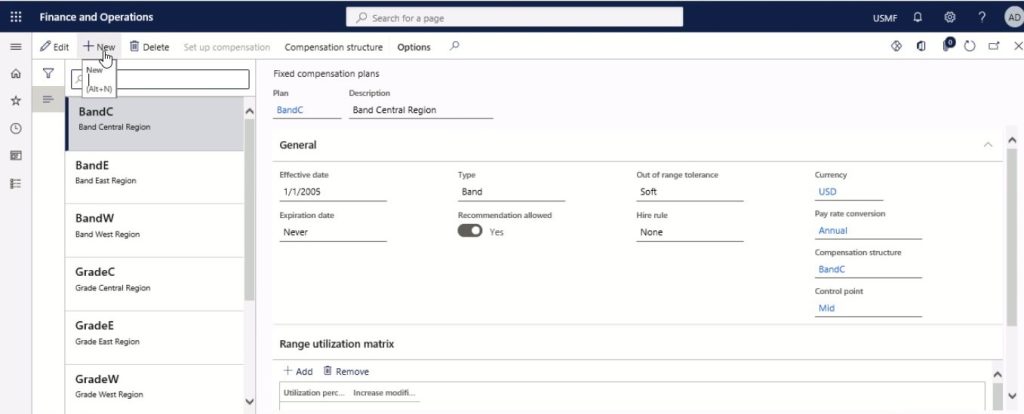 How to Create a Fixed Pay Plan with D365 Compensation Plans