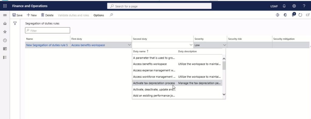 Segregation of Duties & Security Management with D365 F&O