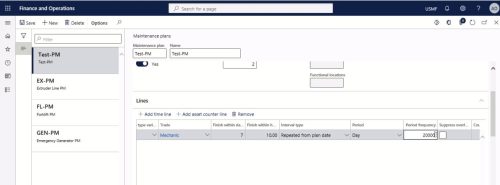 How to Set up Maintenance Plans for Assets in Dynamics 365