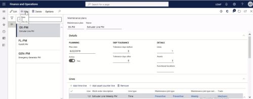 How to Set up Maintenance Plans for Assets in Dynamics 365
