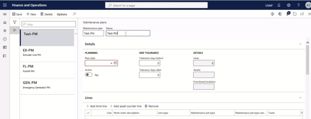 How to Set up Maintenance Plans for Assets in Dynamics 365