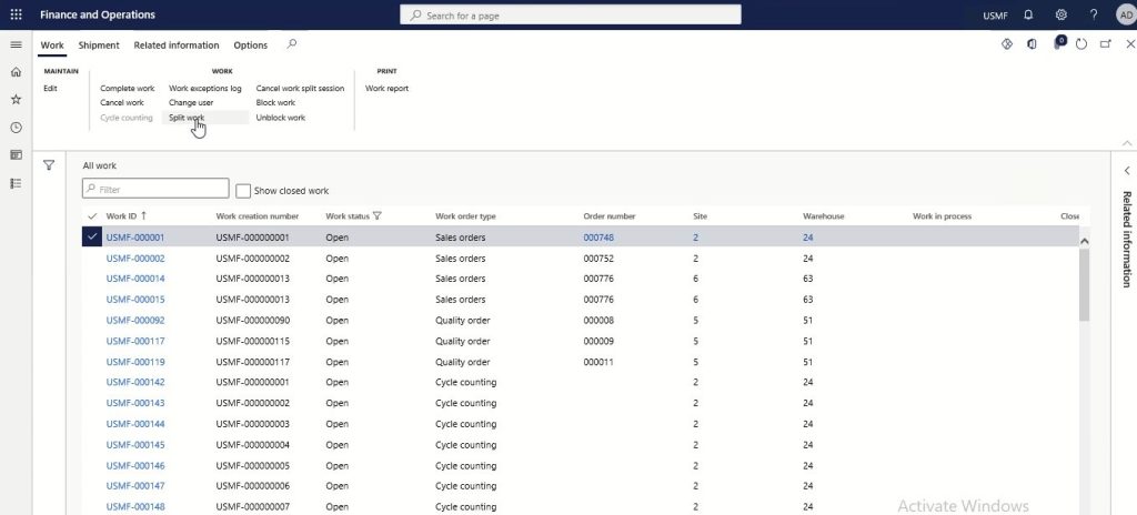 D365 Work Split: Proven Ways to Improve Warehouse Efficiency