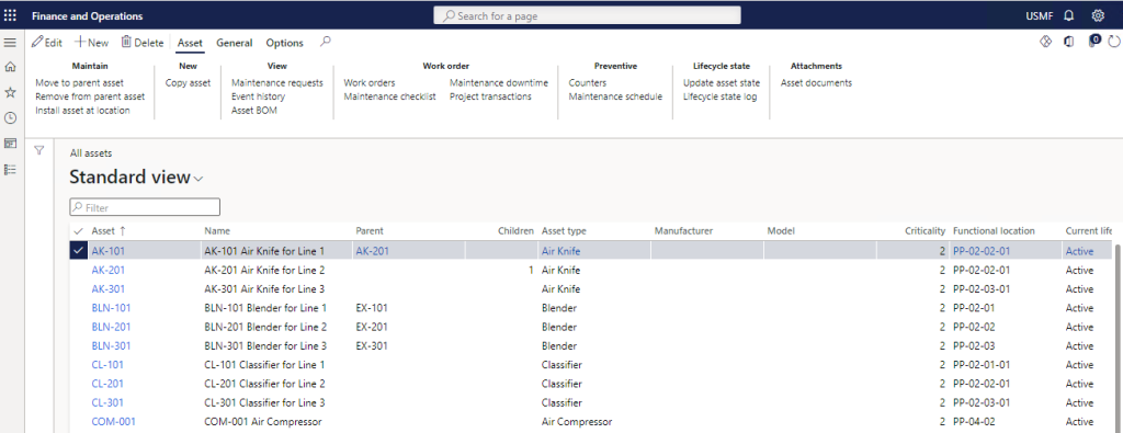 D365 Asset Management: Minimize High Transit Time and Cost