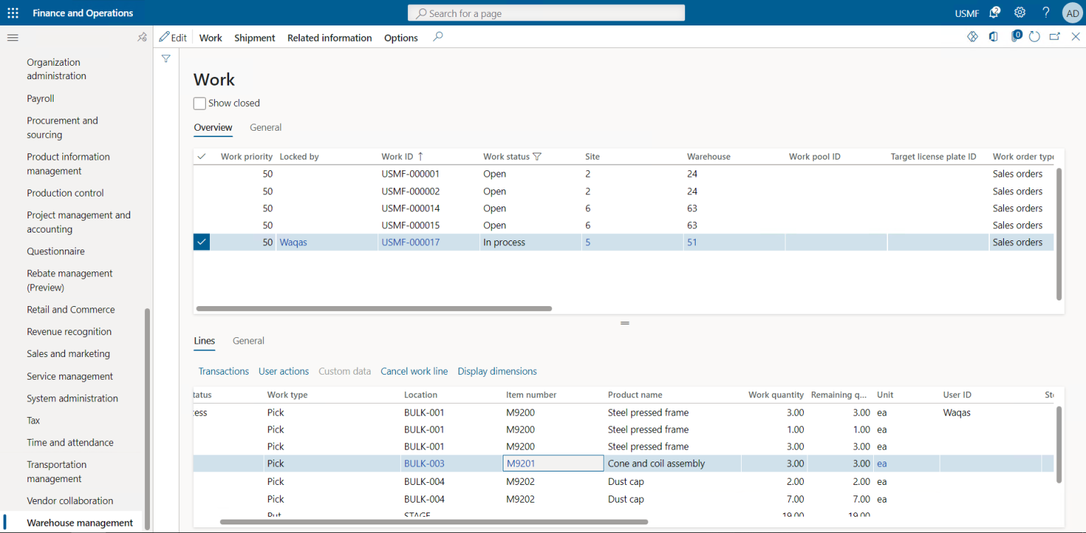 D365 Pick Line Grouping: Guide to Manage Multiple Work Lines