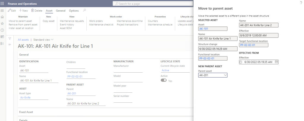 D365 Asset Management: Minimize High Transit Time and Cost