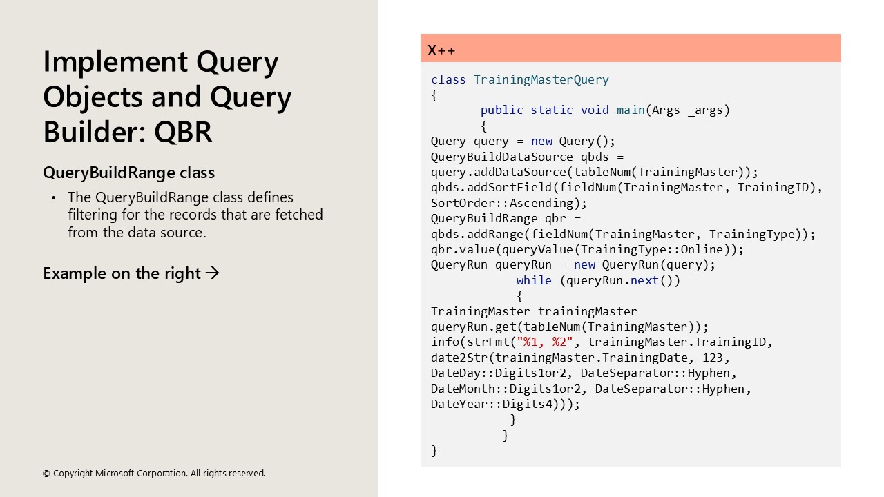 Implement Query Objects and Query Builder: QBR - Instructor Brandon ... Implement Query Objects and Query Builder: QBR - Instructor Brandon ...