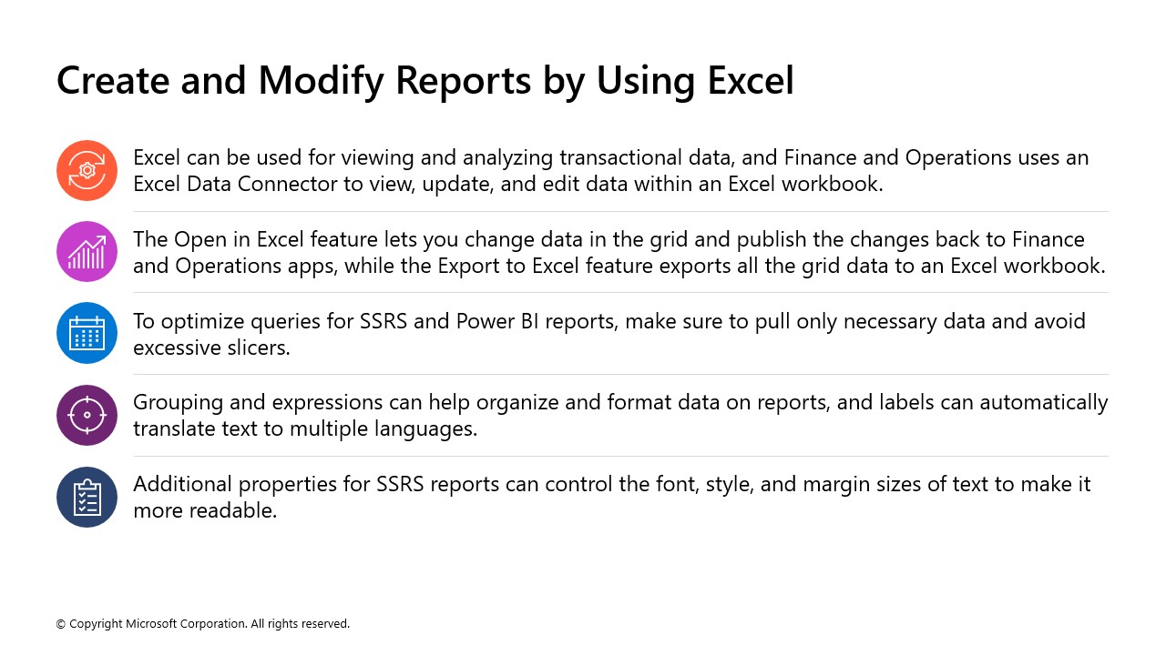 Create and Modify Reports by Using Excel - Instructor Brandon: Online ...