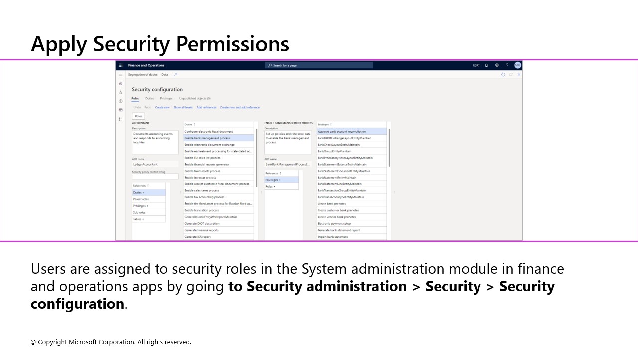 Apply Security Permissions - Instructor Brandon: Online Learning, Training & Development