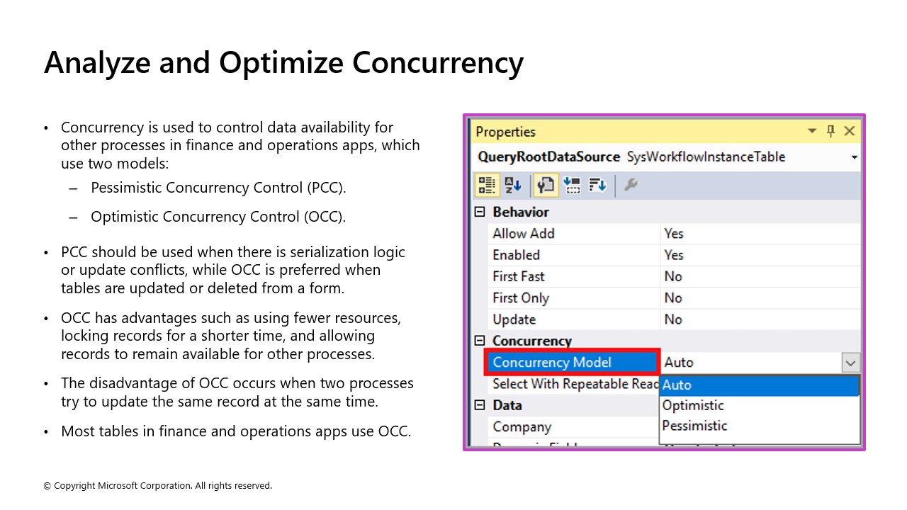 Analyze and Optimize Concurrency - Instructor Brandon: Online Learning, Training & Development