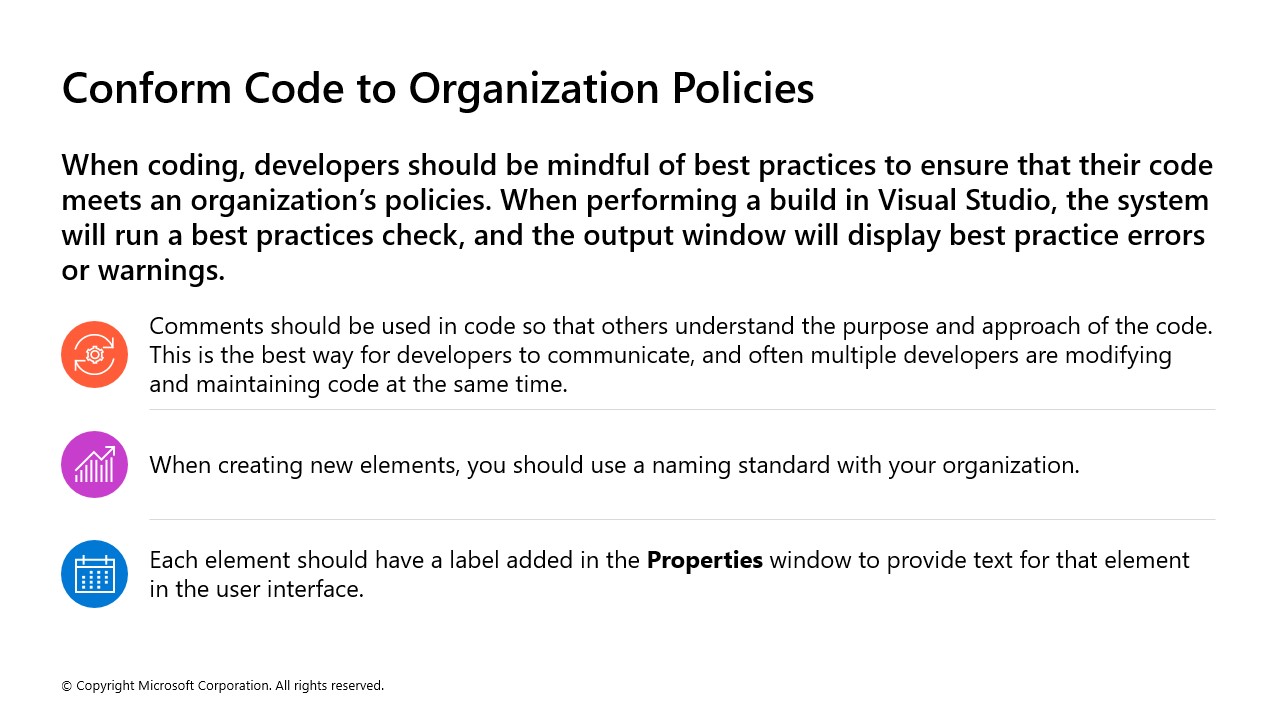 Conform Code to Organization Policies - Instructor Brandon: Online ...