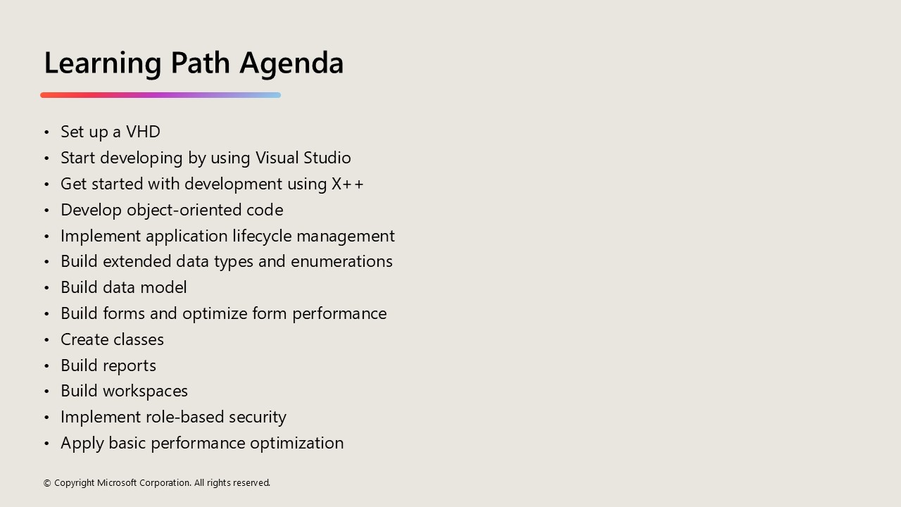 Learning Path Agenda - Instructor Brandon: Online Learning, Training & Development