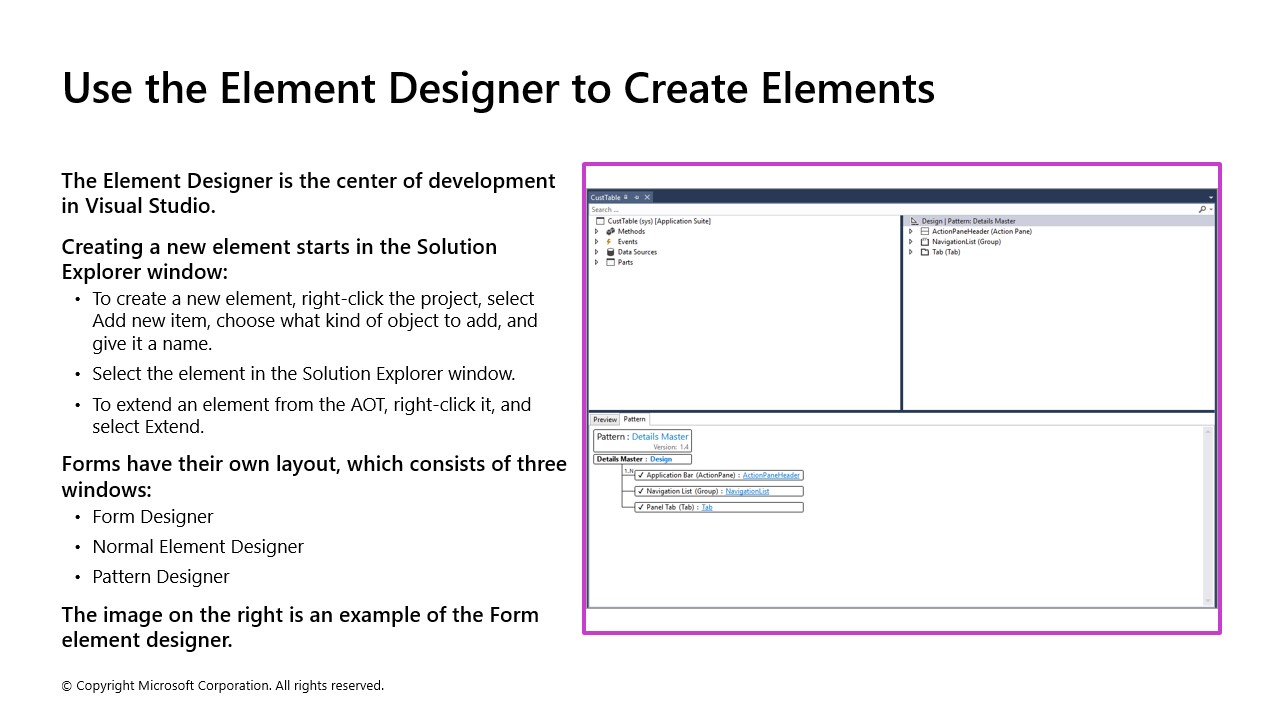 Use the Element Designer to Create Elements - Instructor Brandon: Online Learning, Training ...