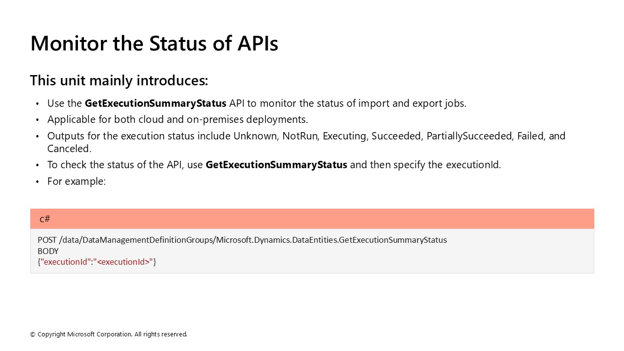 Monitor the Status of APIs - Instructor Brandon: Online Learning ...