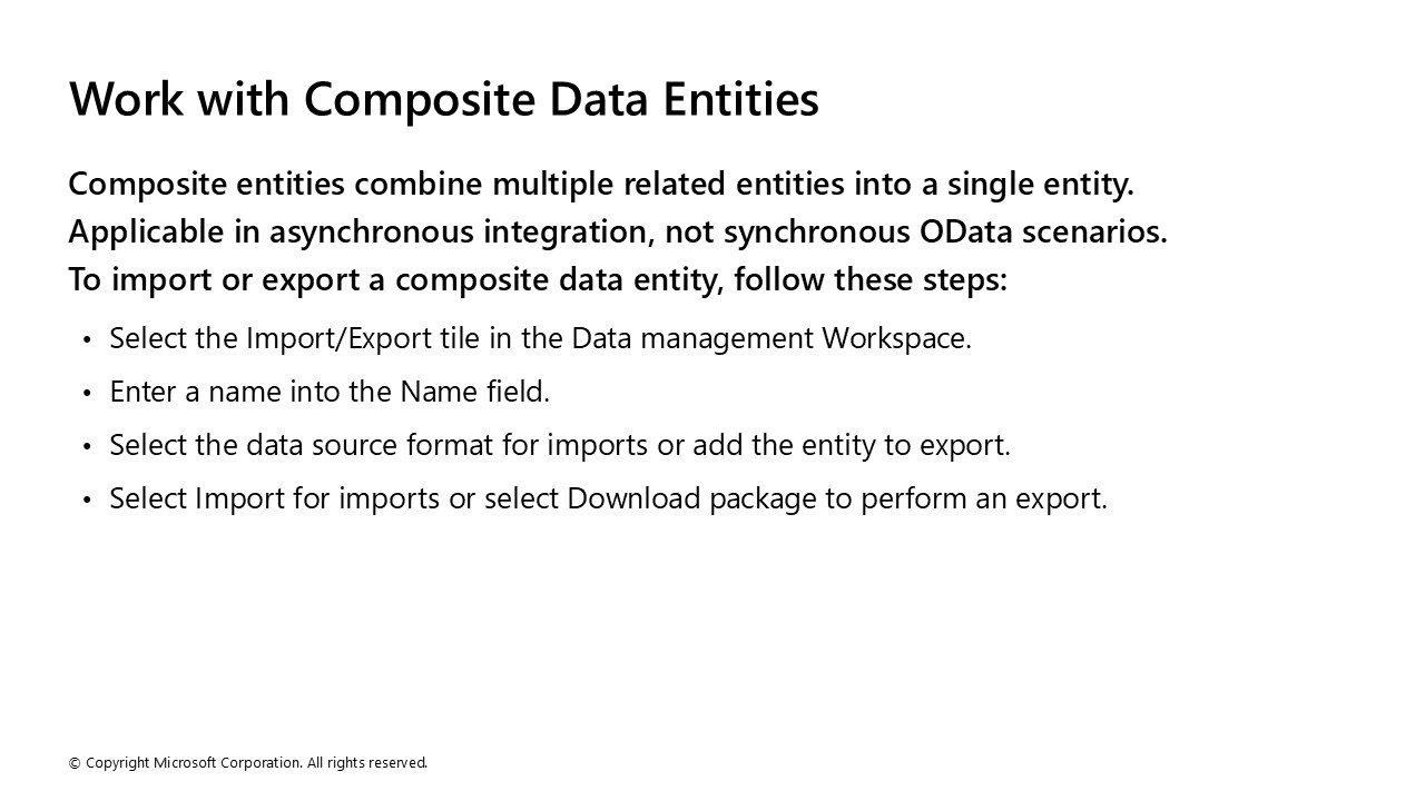 Work with Composite Data Entities - Instructor Brandon: Online Learning ...