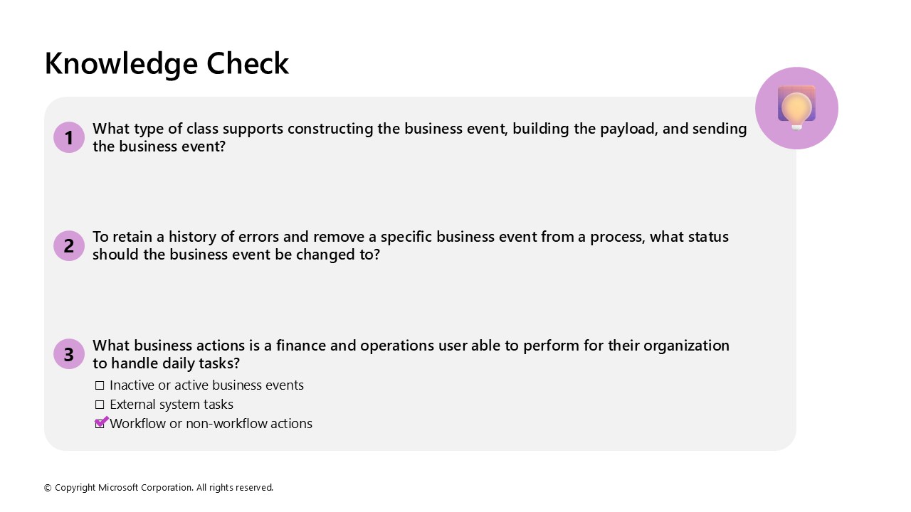 Knowledge Check - Instructor Brandon: Online Learning, Training & Development