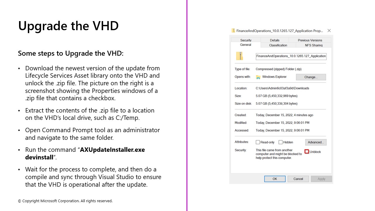 Upgrade the VHD - Instructor Brandon: Online Learning, Training & Development