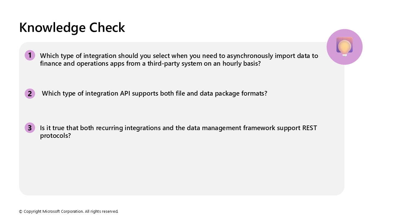 Knowledge Check - Instructor Brandon: Online Learning, Training & Development