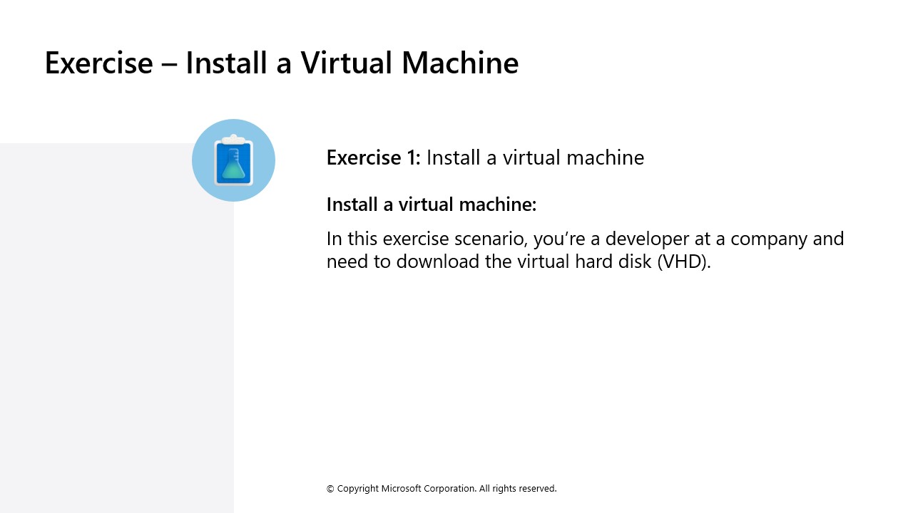 Exercise – Install a Virtual Machine - Instructor Brandon: Online Learning, Training & Development