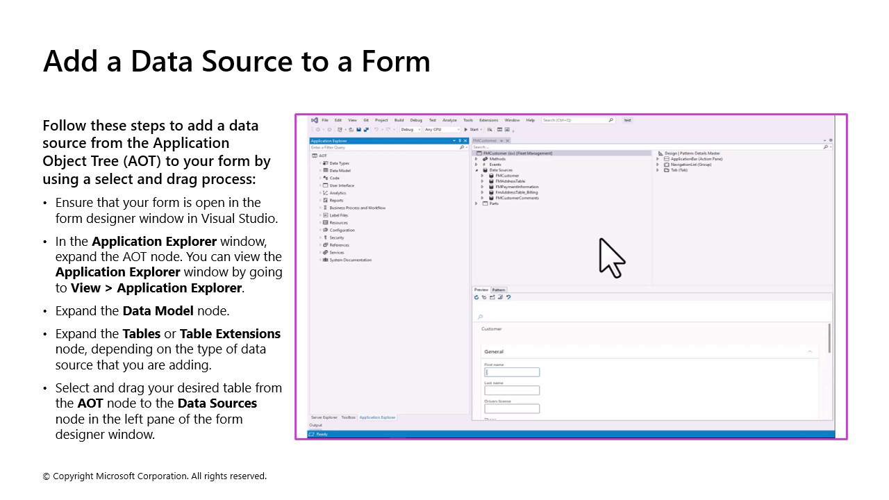 Add a Data Source to a Form - Instructor Brandon: Online Learning, Training & Development