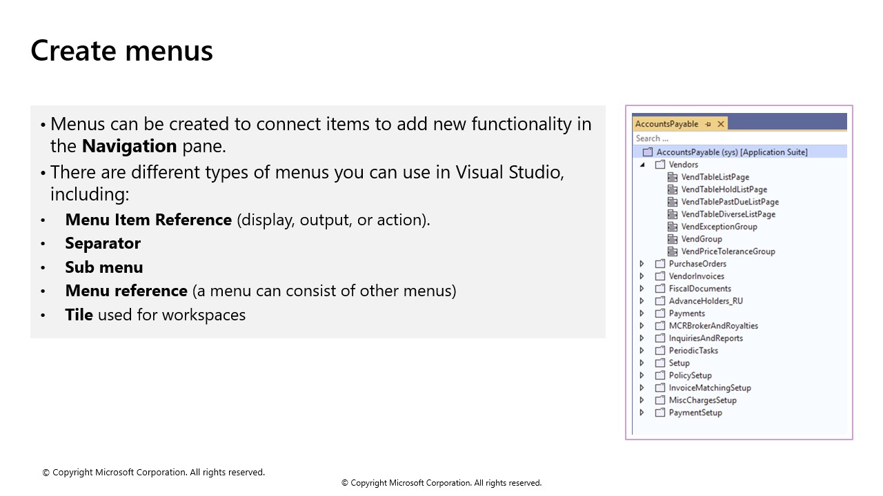 Create menus - Instructor Brandon: Online Learning, Training & Development
